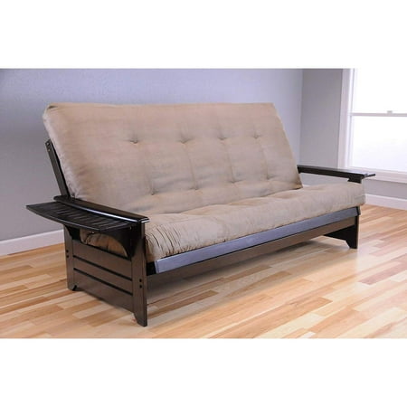 Kodiak Furniture Phoenix Futon Set, Queen, Suede Peat Mattress ...