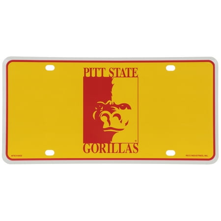 Rico Industries Pittsburg State Gorillas License Plate - Walmart.com ...