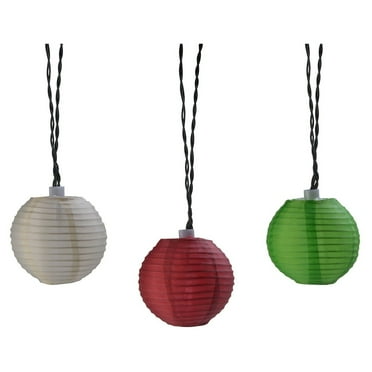 Moonrays 91129 Solar Powered White Led Globe String Lights - Walmart.com