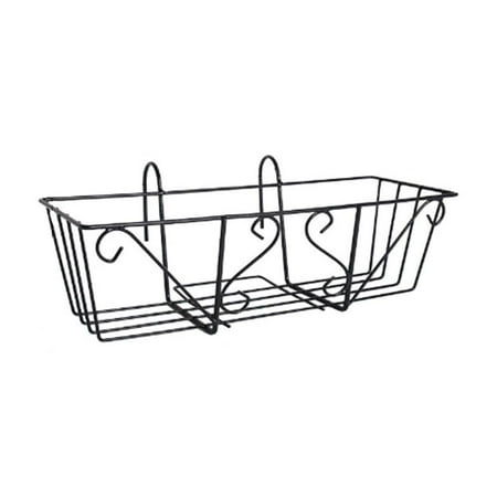 Hanging Flower Boxes Holder Fence Railing Planter Pot Bracket 45x46 ...