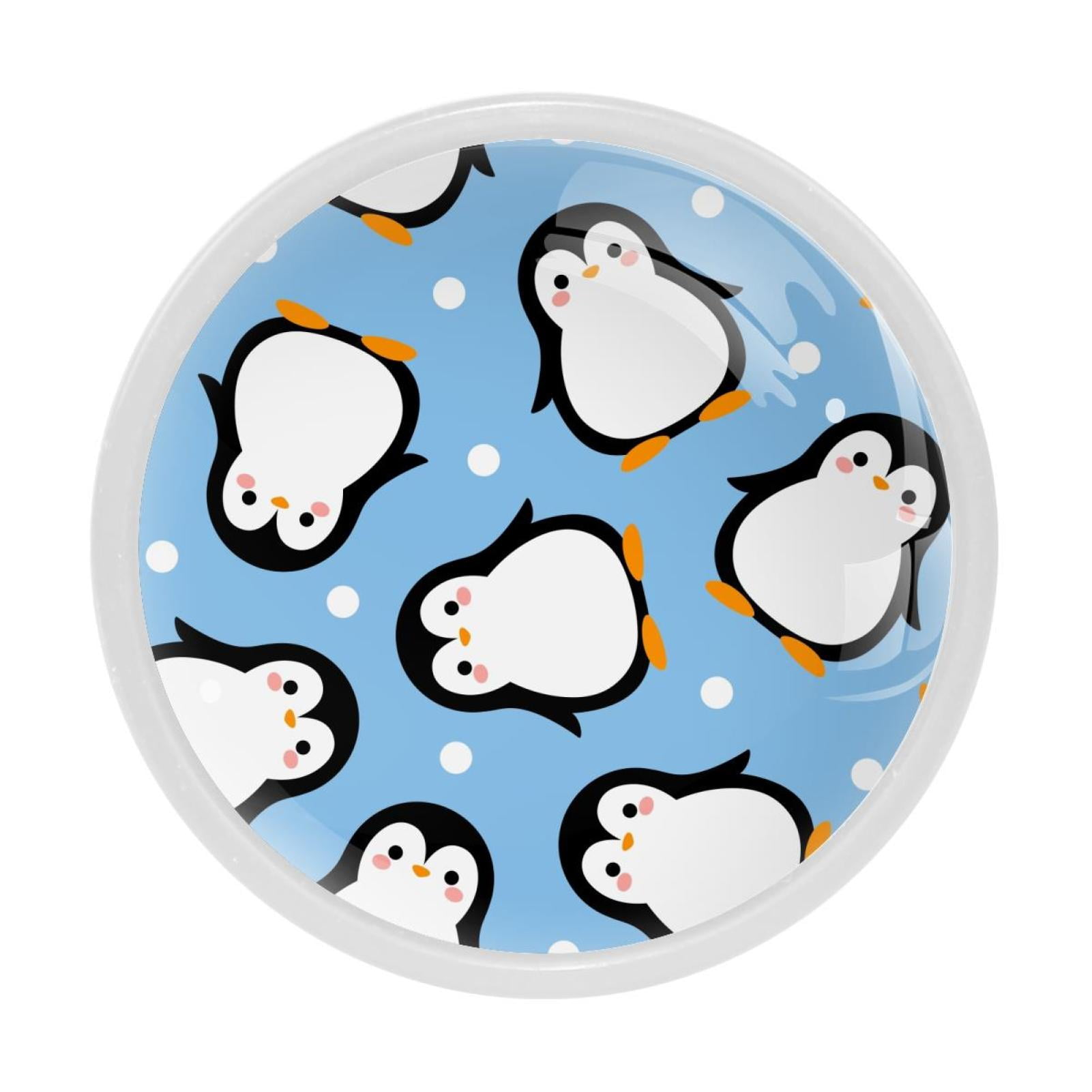 4 Pcs Penguin Knobs for Kitchen Cabinet Cupboard Dresser Bookcase ...