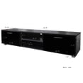 Black TV Stand for 70 Inch TV Stands, Media Console Entertainment ...