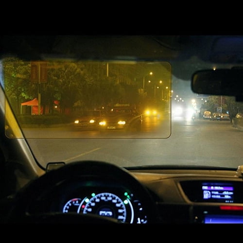 Flmtop Car Sun Visor Anti Glare Blocker UV Fold Flip Down HD Clear View Sunshade Walmart