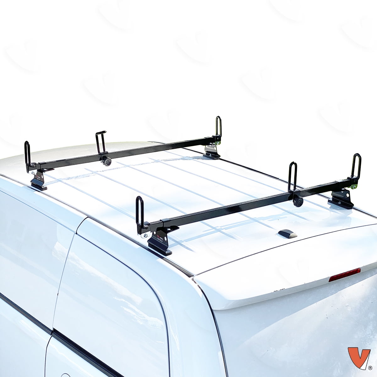 Vantech Heavy Duty 2 Bar Ladder Roof Rack Fits: Universal Fitment ...