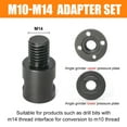 RANMEI Angle Grinder Adapter Converter And Platen Set M14- M10 Angle ...