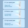 White Portable Desk Tower Fan Usb Personal Air Cooler With Mist ...