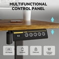 48"×24" Brown Electric Height Adjustable Desk, Ergonomic Sit Stand ...