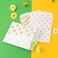 1 Bag 100Pcs 4 Patterns Eco-Friendly Kraft Paper Bags Gift Bags ...