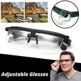"Spdoo Adjustable Glasses, Focus Vision, Dial Adjustable Reading ...