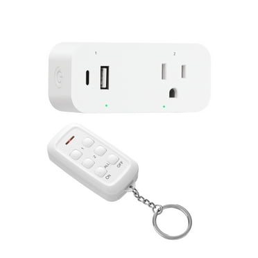 DEWENWILS Electrical Plug Receiver, Wireless Remote Control Outlet ...