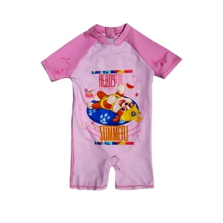 URMAGIC URMAGIC 2-6Y Kid Boy Short Sleeve One Piece Swimsuit Float Suit Cute Dinosaur Buoyancy ...