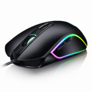 BENGOO Gaming Mouse Wired, USB Optical Computer Mice with RGB Backlit ...
