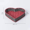 Heart Shaped Storage Basket, Paper Rope Organizer Basket Multipurpose ...