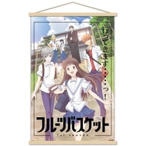 Fruits Basket - Key Visual Wall Poster with Magnetic Frame, 22.375" x ...