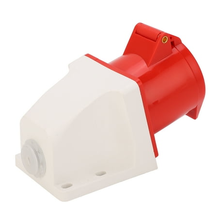 32A 3 Phase Socket, Anti-drop Design Industrial Plug Socket IP44 ...