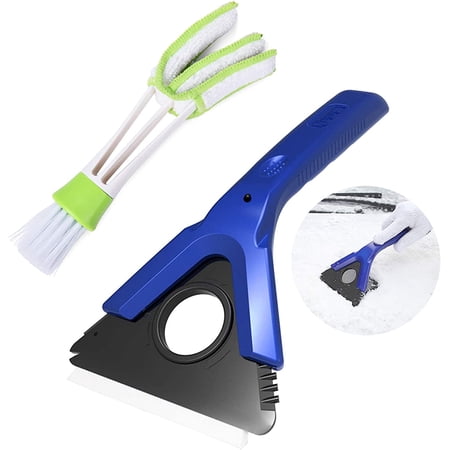 Bail 2 Pcs Multifunctional 3 in 1 Car Ice Scraper Detachable Car Snow ...