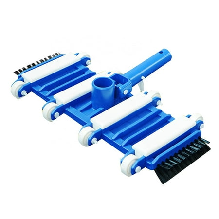 14" Pool Vacuum Head - Heavy Duty Flexible Weighted Pool Cleaner with ...