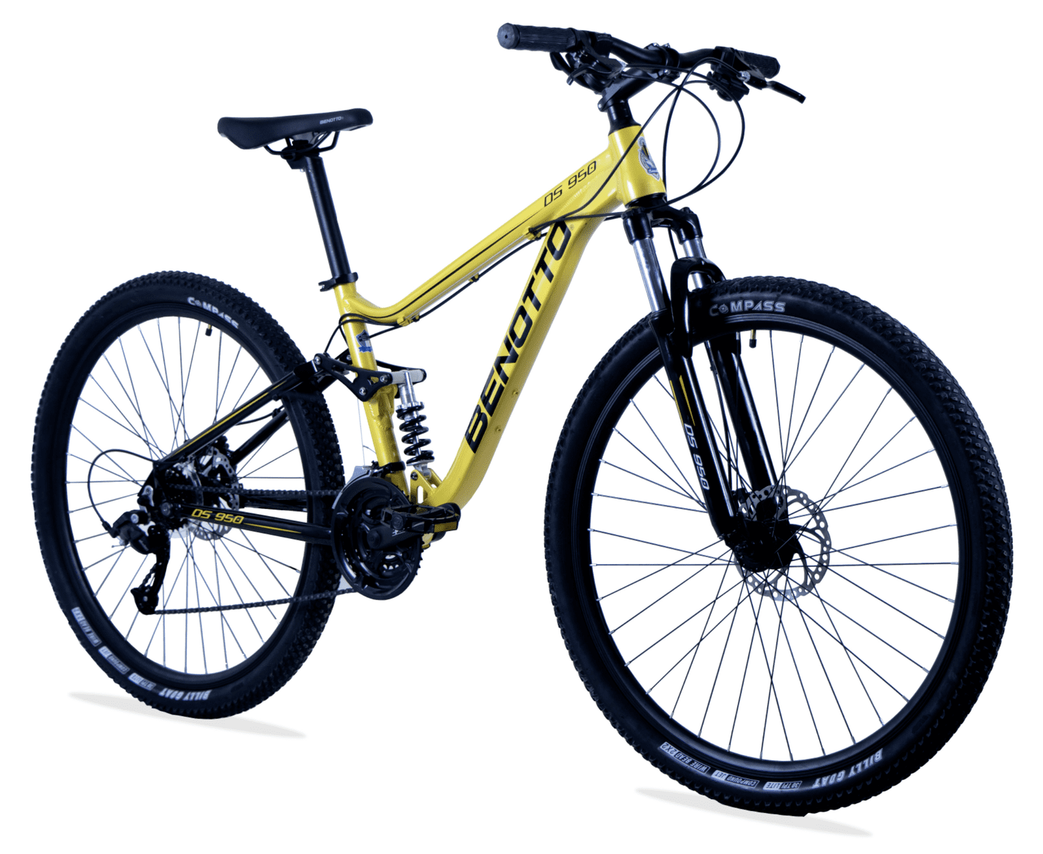 Bicicleta Montaña Benotto DS-950 R29 24V Amarillo Hombre | Bodega ...