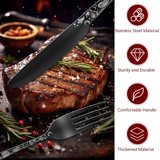 5 Piece Halloween Skull Silverware Set, Stainless Steel Flatware Set ...