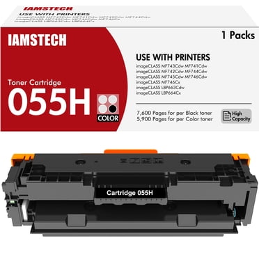 055H 055 Toner Cartridge with Chip Compatible for Canon Cartridge 055 ...