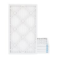 10 in x 90 ft x 1 in Polyester Air Filter Roll, MERV 7, Blue/White ...