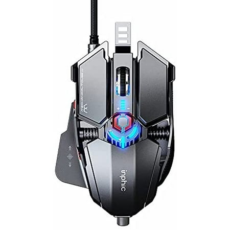 Mechanical Gaming Mouse, Inphic High-performance Wired Mouse 7200 DPI ...