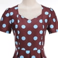 Women's 1950s Retro Vintage Audrey Hepburn Swing Dress Retro A Line ...