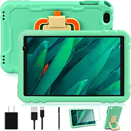Kids Tablet 10 inch Android 11 Tablets Drop-Proof Case HD IPS ...