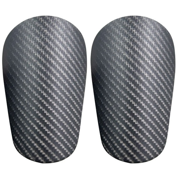 Mini Espinilleras Fútbol Fibra Carbono Imitación Equipo Deportivo en ...