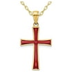 Gem & Harmony Golden Apple Charm Pendant Necklace in 14K Yellow Gold ...