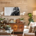 Black Monkey Retro TV Cover for 75 Inch Screen, Stretch Fabric ...
