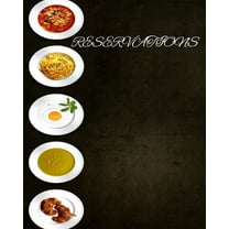 Reservations Book: Restaurant Reservation Record, Guest Table Log ...