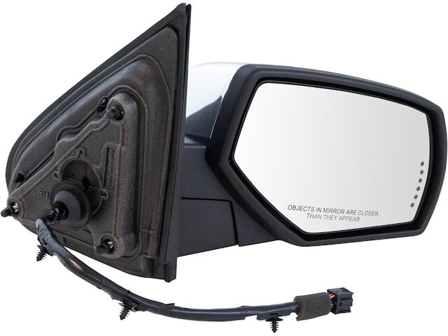 Right Passenger Side Power Mirror - Chrome - Power Folding - with ...