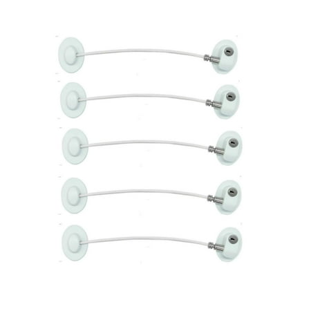 5 Pack Refrigerator Lock with 10 Keys, Refrigerator Lock Dorm Freezer ...
