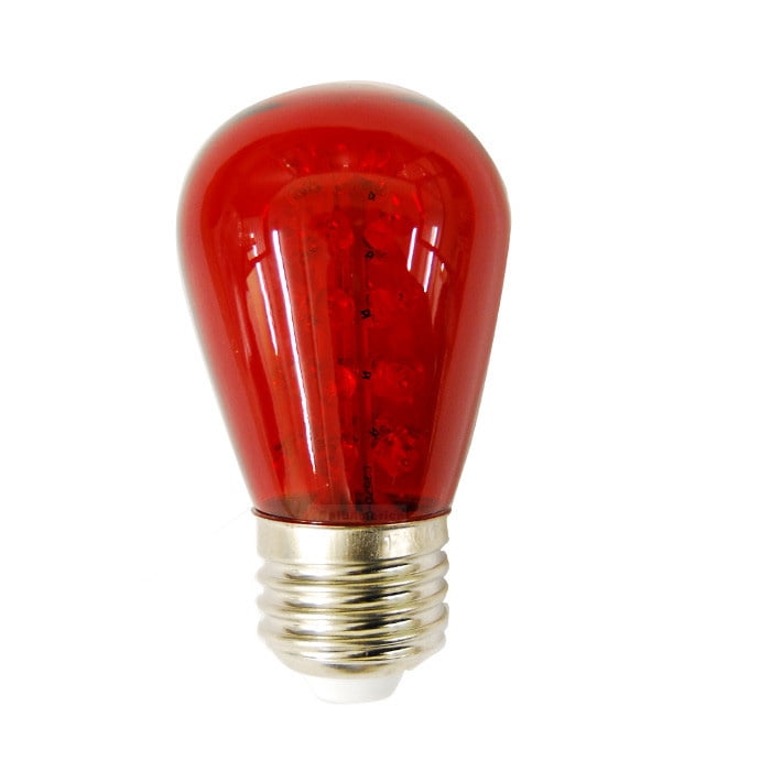SUNLITE 1.1W 120V S14 Sign 30LED Red Light Bulb - Walmart.com - Walmart.com