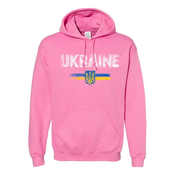 Vintage Ukraine Ukrainian Flag Pride DT Sweatshirt Hoodie - Walmart.com