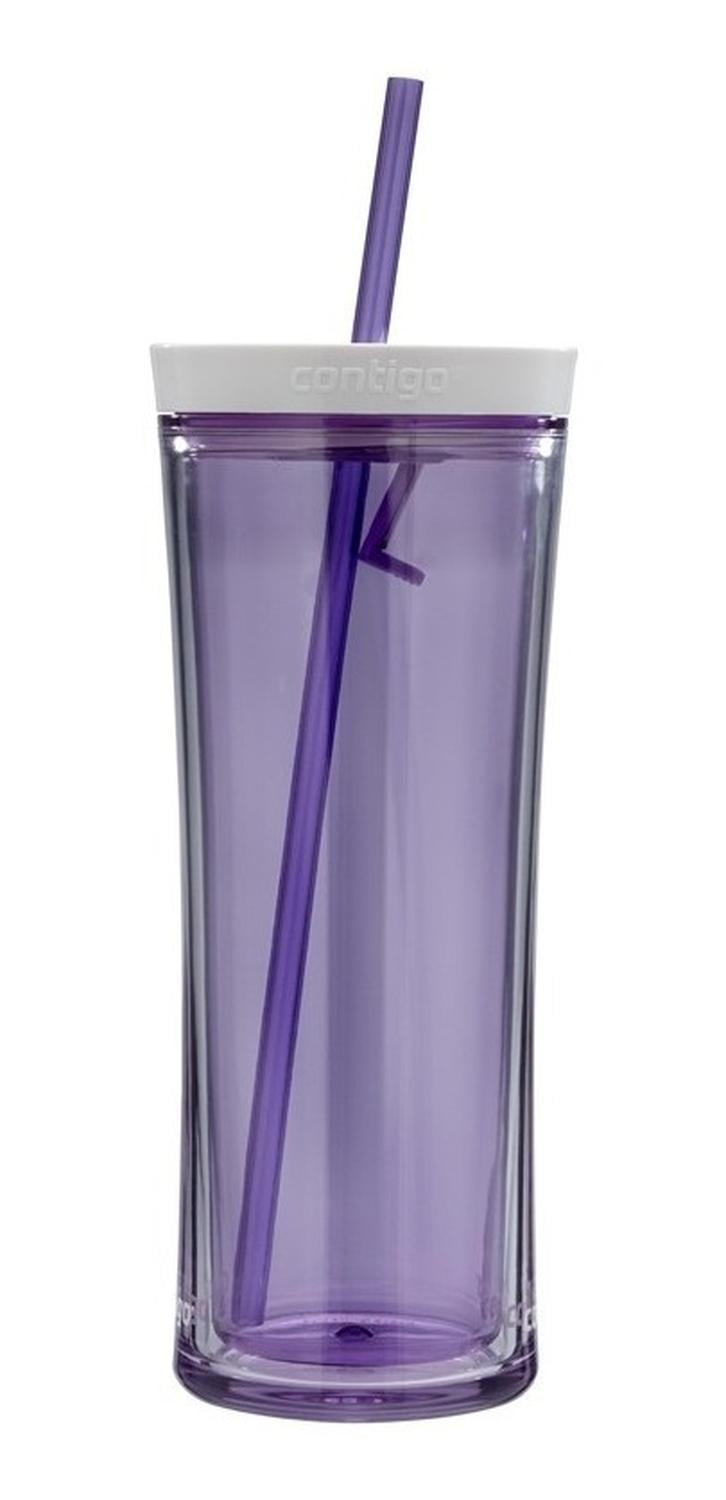 Vaso Shake Go 20 Oz Autoclose Doble Pared Con Popote Contigo multicolor ...