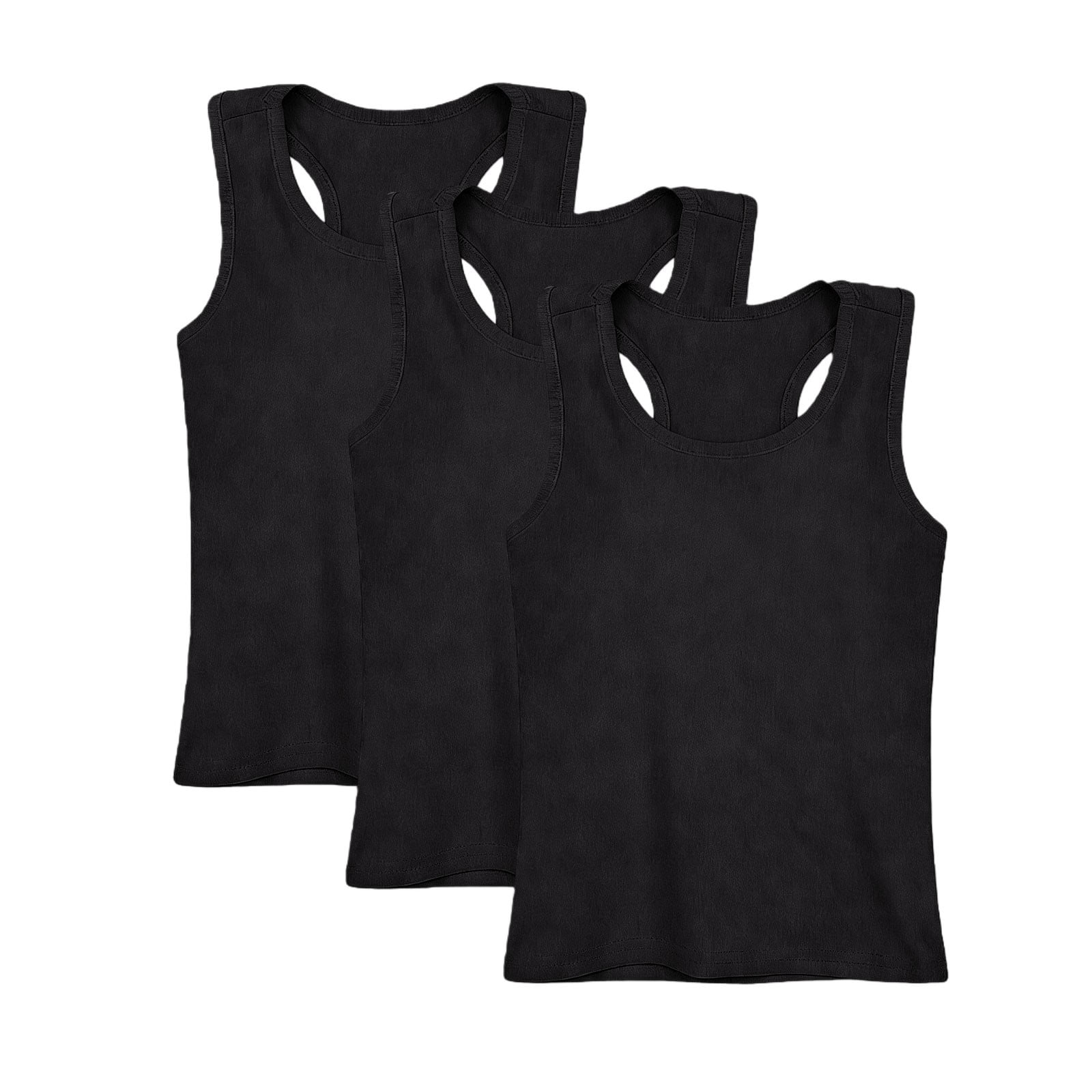 Click here for Uacy Girls Tank Tops 3 Pack Cotton Soft Everyday B... prices