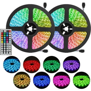 Monster Illuminessence 16.4' RGB LED Strip Mood Light Kit Power with ...