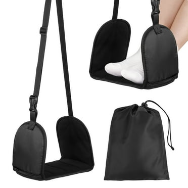 Footrest Foldaway Elevated Foot Stool Under Desk - Adjustable Height ...