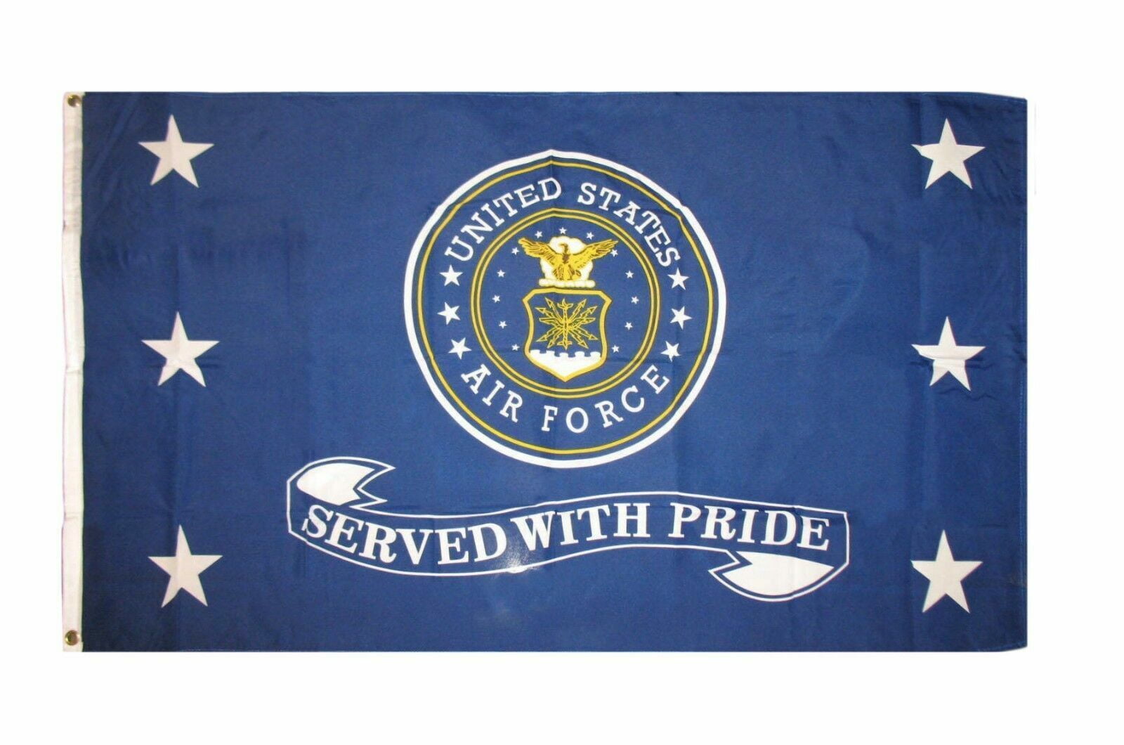 Air Force Served With Pride Flag 3x5 USAF Veteran Vet Retired US ...