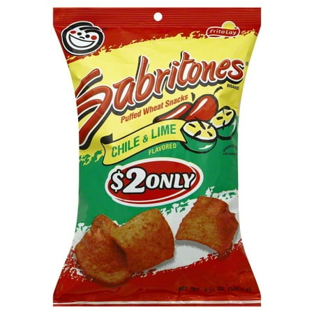 Sabritones Chile & Lime Puffed Wheat Snacks, 4.25 Oz. – Walmart ...