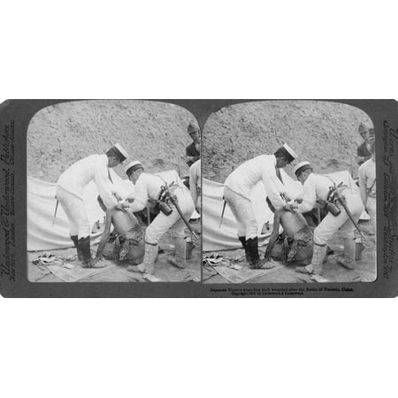 China: Boxer Rebellion. /Ntwo Japanese Doctors Attending To A Wounded ...