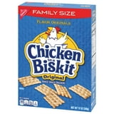 Chicken in a Biskit Original Baked Snack Crackers, Family Size, 12 oz ...