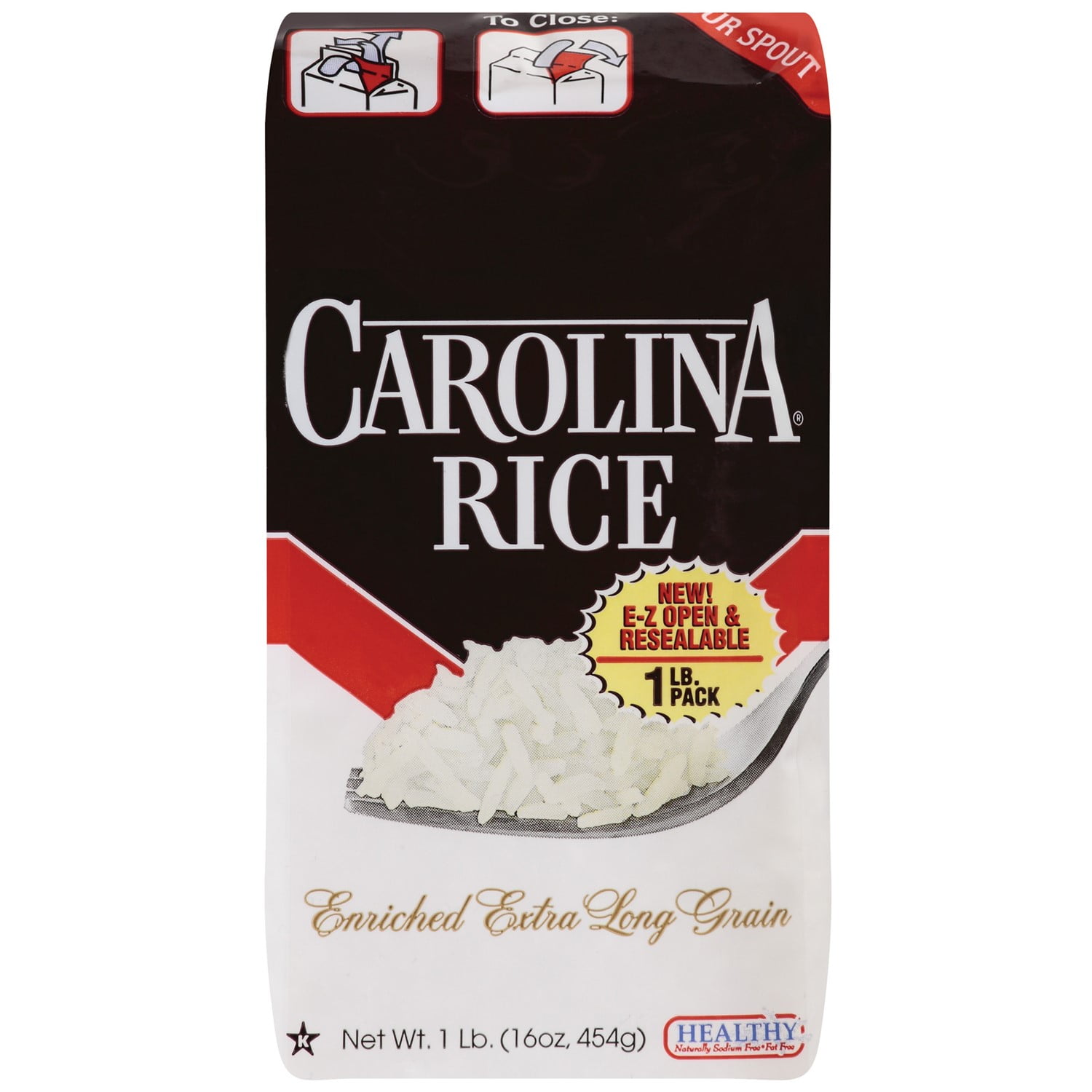 Carolina Enriched Extra Long Grain White Rice, 16 oz - Walmart.com