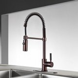 Kingston Brass Ls877.Dkl Kaiser 1.8 GPM Single Hole Pre-Rinse Pull Down ...