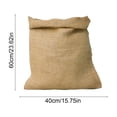 120x100cm Heavy Duty Natural Jute Sack for Potato Fruit Grain Vegetable ...