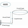 Set of 4 Metal Hat Holder, Wall Mounted Rack for Baseball Cap or Cowboy ...