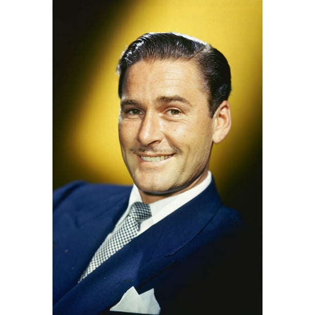 Errol Flynn Color 24X36 Poster Dashing Studio Portrait - Walmart.com ...