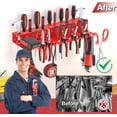 Metal Screwdriver Organizer, Wall Mount Plier Organizer Hammer Holder ...
